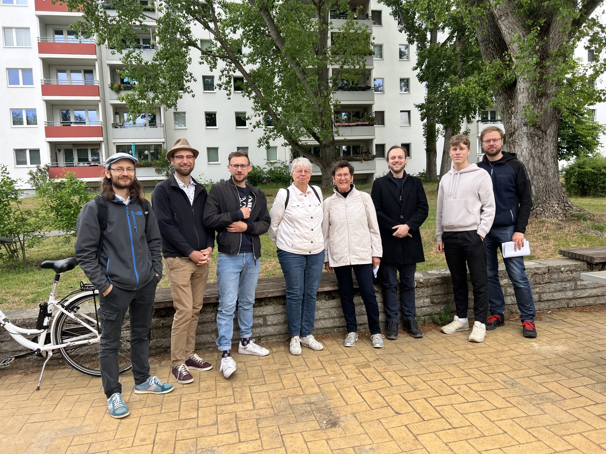 Hofbegehung mit der SPD - Ilse-Kiez
